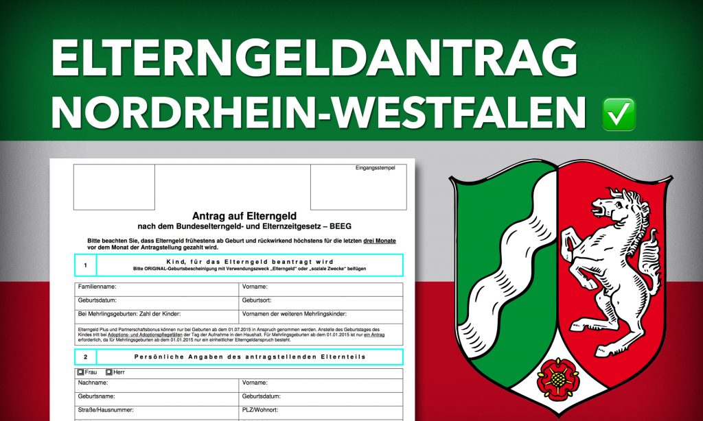 Elterngeldantrag Nordrhein-Westfalen – alle Anträge, Infos & Tipps