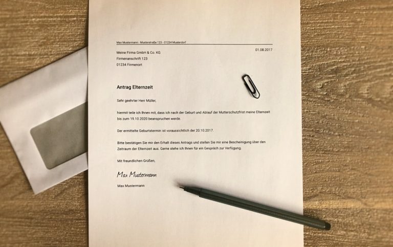 Antrag auf Elternzeit 2025 – so geht's: wichtige Infos & gratis Muster
